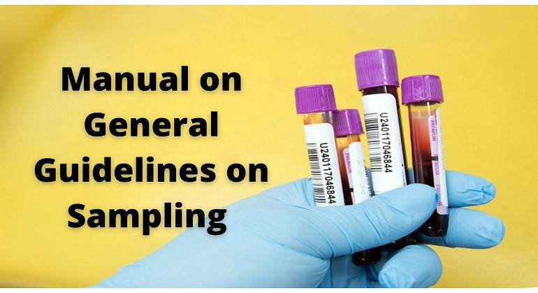 FSSAI- Manual on General Guidelines on Sampling